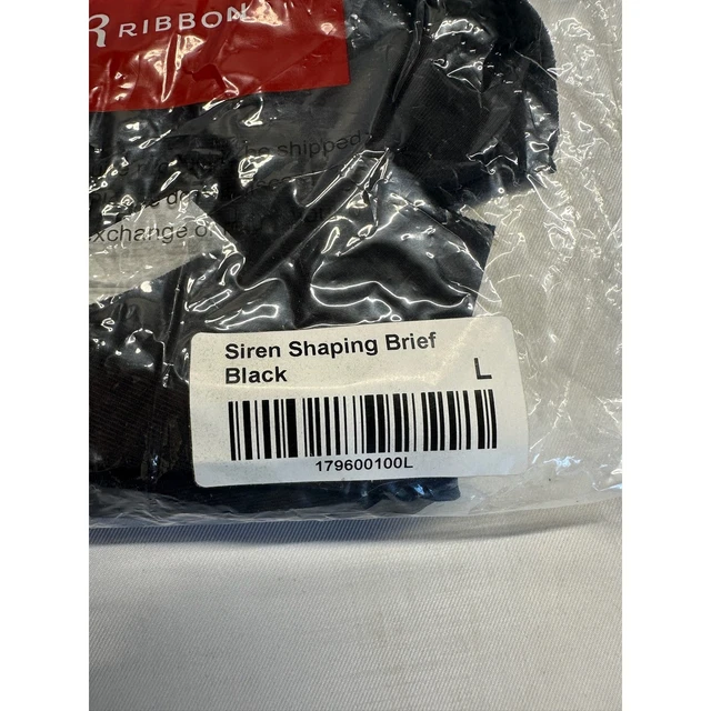 NEW RUBY RIBBON Women's Siren Shaping Brief in Black - Size Large £19. ...
