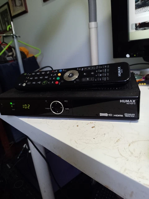 HUMAX HDR-FOX T2 Full HD Freeview Receiver, with orginal remote and ...