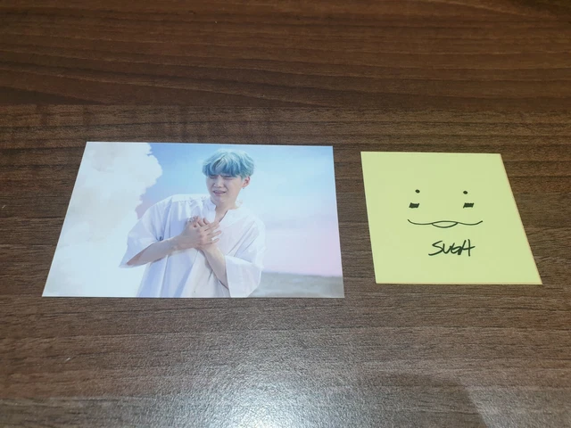 BTS OFFICIAL RARE Yoongi/Suga DNA Broadcast PC With Broadcast Sticker £ ...
