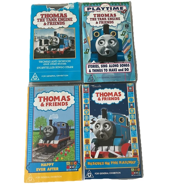 THOMAS AND FRIENDS VHS Bundle Rare Kids Videos Merchandise Vintage 90s ...