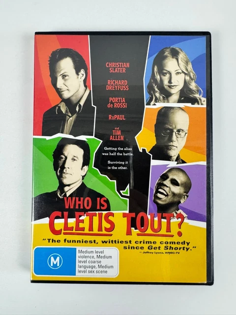 WHO IS CLETIS Tout? (DVD 2002) Christian Slater Portia De Rossi RuPaul Region 4 $5.75 - PicClick AU