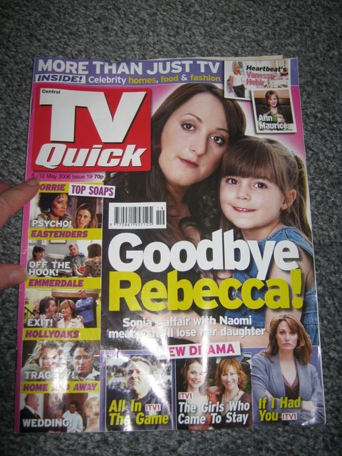 TV QUICK MAG 2006 Natalie Cassidy Eastenders Ray Winstone Sarah Parish ...