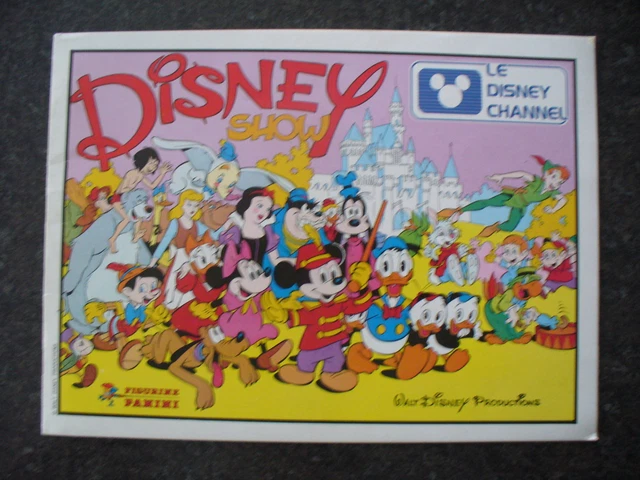 DISNEY SHOW UNUSED Panini Sticker Album - Walt Disney Channel Mickey ...