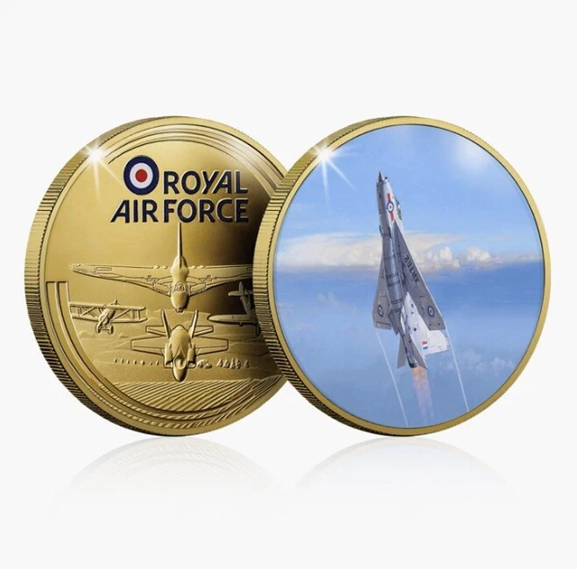 RAF MEMORABILIA COLLECTION Electric Lightning Extreme Velocity Gold ...