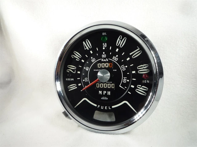 TRIUMPH HERALD 1200 12/50 JAEGER SN 6401/56 SPEEDOMETER RECONDITIONED ...