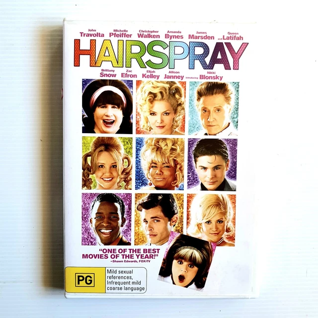 HAIRSPRAY DVD 2008 Musical, John Travolta, Michelle Pfeiffer, Region 4 ...