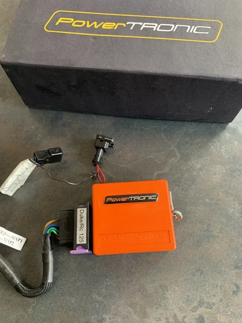 POWERTRONIC FUELLING MAPPING Device & Quickshifter RC125 Duke 2017-2019 ...