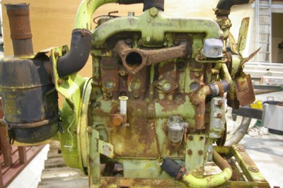 PERKINS 4236 DIESEL engine injector pump cylinder head starter motor ...