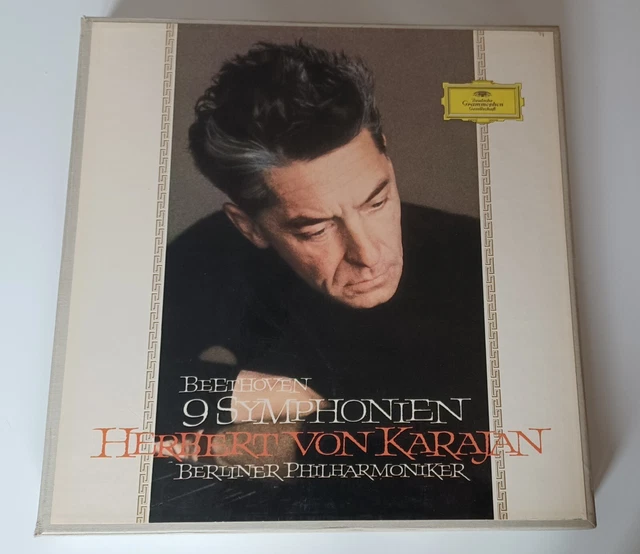 COFFRET 8 LP Beethoven Herbert Von Karajan 9 Symphonien Berliner Philharmoniker EUR 10,00 ...
