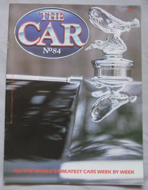 THE CAR MAGAZINE Issue 84 featuring Rolls Royce Phantom, Jaguar C & D ...