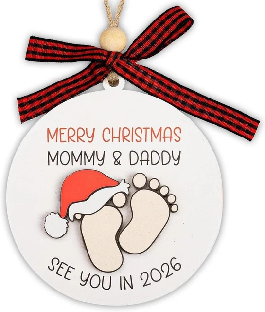 BABY FIRST 2025, Expecting Ornament 2026, New Mommy & Daddy £12.61 ...