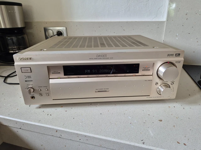 AMPLI TUNER AVR SONY STR-DA50ES audio video stereo RECEIVER 2 x 120W ...