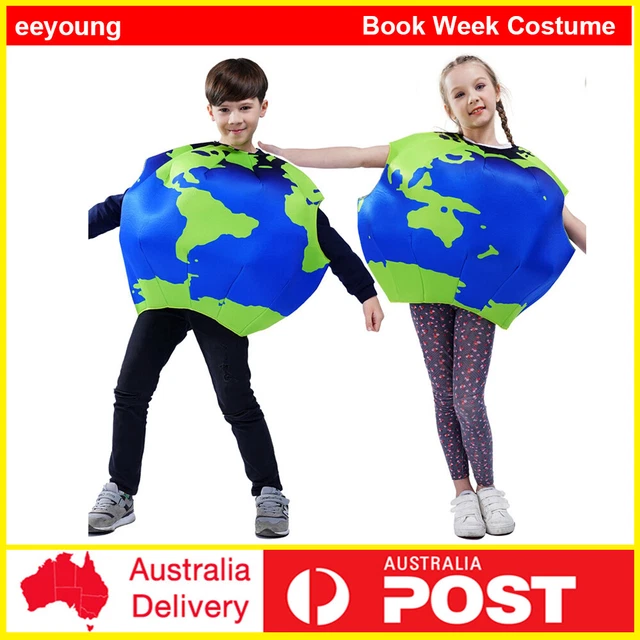 EARTH IN SPACE Globe Costume Child Kids World Geography Book Week ...