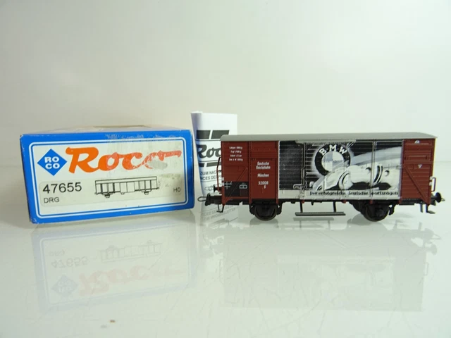 ROCO H0 47655 gedeckter Güterwagen BMW der DR in OVP PR1941 EUR 15,89 - PicClick DE