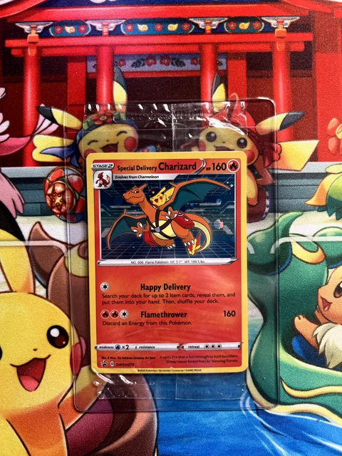 POKEMON CENTER SPECIAL Delivery Charizard SWSH075 Exclusive Sealed ...