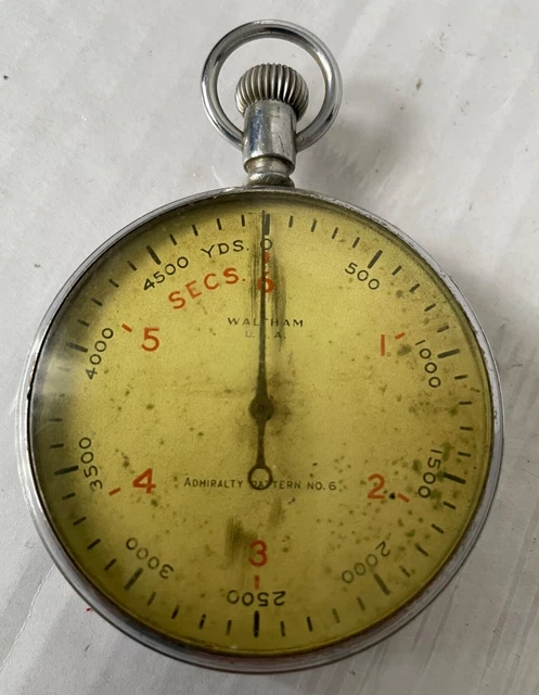 *RARE* WW2 ANTI SUBMARINE TORPEDO TIMER PATT 6 STOPWATCH made by ...