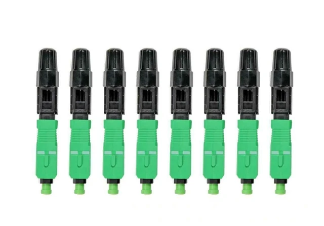10 X SC APC fFiber Optic SC APC Fast Connector SC APC FTTH Fiber Optic ...