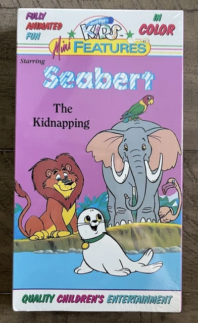 VINTAGE SEABERT THE Kidnapping VHS VIDEO 1987 Cartoon Seal Lion ...