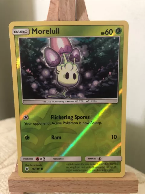 PokÉmon Trading Card Game Morelull Sun And Moon Base Set Common Card