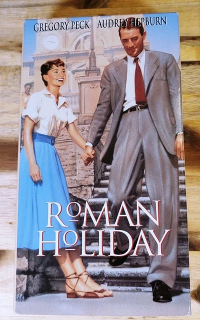 VHS - ROMAN Holiday - Audrey Hepburn Gregory Peck - B&W CLASSIC $10.60 ...