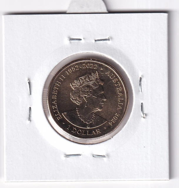 AUSTRALIAN: 2024 $1 Afl Team Adelaide Crows Unc Coin In 2X2 Holder ...