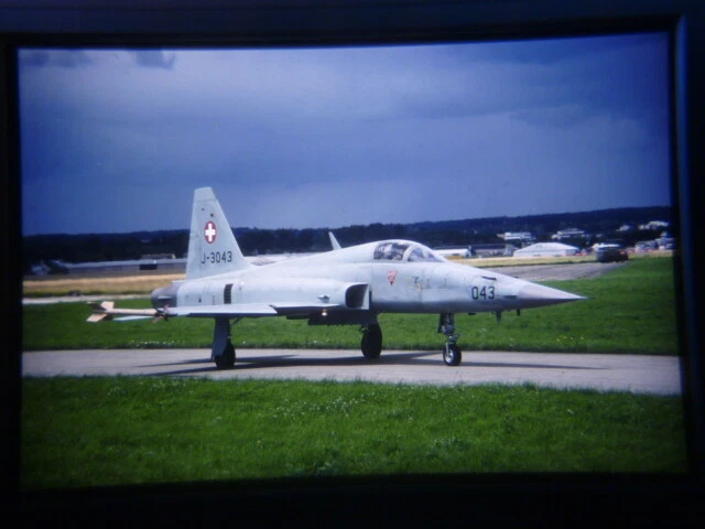 1999 SWISS AIR Force F-5 E Tiger J-3043 Dubendorf (szh6) military aircraft slide £1.15 - PicClick UK