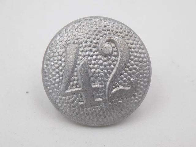 ORIGINAL WWII GERMAN Army Regimental Uniform Button - 42 - Extra Fein ...