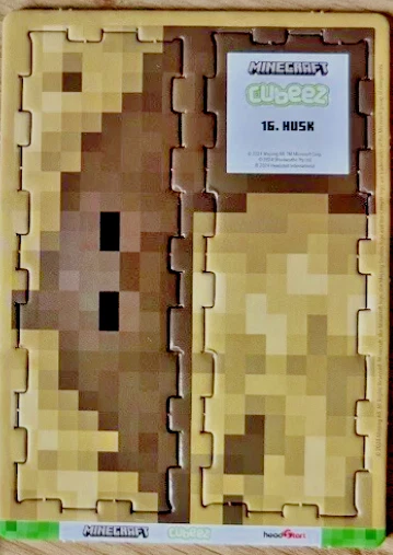 2025 WOOLWORTHS BIGW Minecraft Cubeez No. 16 Husk $2.00 - PicClick AU