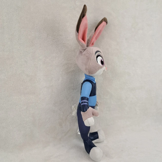 DISNEY STORE ZOOTOPIA Plush Toy Officer Rabbit Judy Hopps Police ...