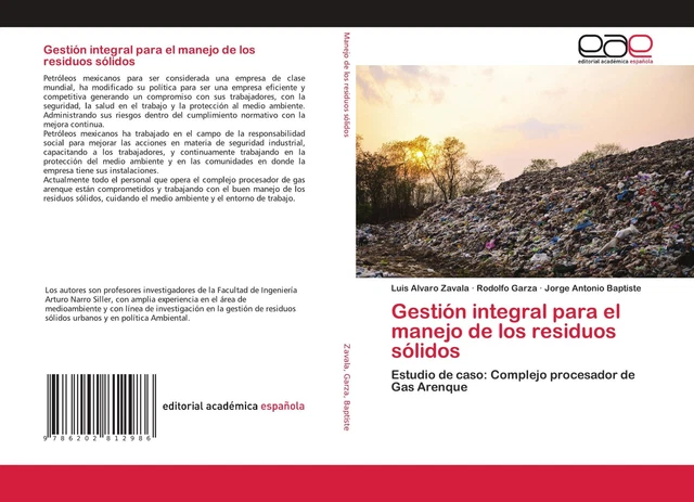 GESTIÓN INTEGRAL PARA el manejo de los residuos sólidos Zavala (u. a.) Buch 2020 EUR 55,90 ...