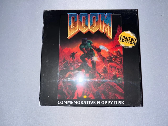 DOOM COMMEMORATIVE FLOPPY Disk 30th Anniversary Limited Edition New ...