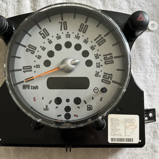 MINI COOPER INSTRUMENT Speedometer Gauge Cluster $65.00 - PicClick