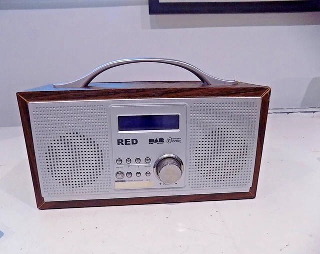 SAINSBURY’S 583259 RED DAB Digital Radio Brown FAULTY Sold as SPARES ...