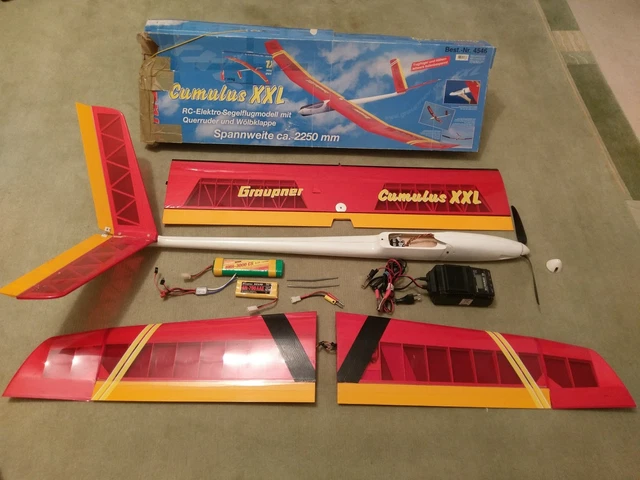GRAUPNER CUMULUS XXL - Elektro-Segelflugmodell - für Bastler - inkl ...