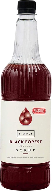 SIMPLY SUGAR FREE Black Forest Syrup, Low Calorie, Vegan & Nut Free ...