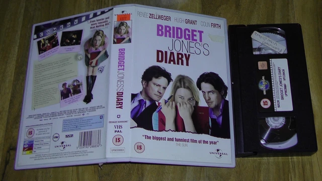 BRIDGET JONES'S DIARY VHS Video Tape Big Box Ex Rental CIC Paramount ...