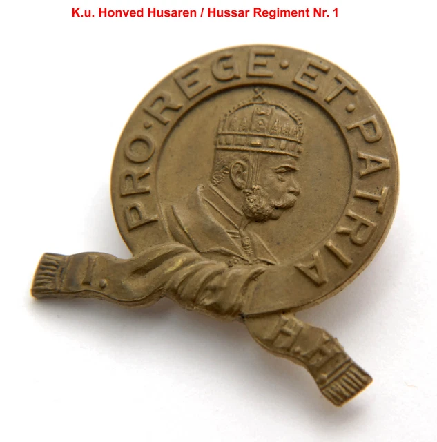 K.U.K KAPPENABZEICHEN,HONVED HUSAREN Regiment Nr. 1,kuk cap badge ...