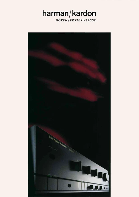 HARMAN KARDON - BROCHURE CATALOGUE CATALOGUE CATALOGUE 1991 - Language ...