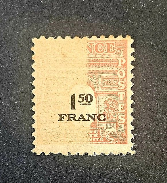 🇨🇵 FRANCE 1945 - Arc De Triomphe - RARE COLOR ERROR - UNUSED stamp EUR ...