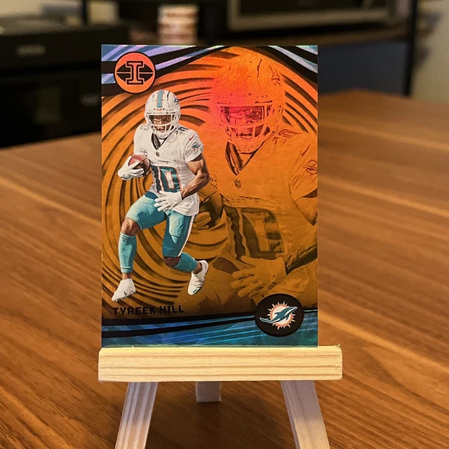 TYREEK HILL 2023 Panini Illusions Orange Parallel #70 Miami Dolphins ...
