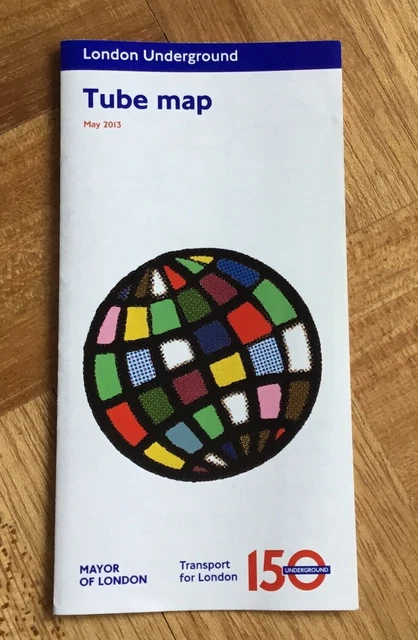 LONDON UNDERGROUND POCKET tube map - May 2013 £1.50 - PicClick UK