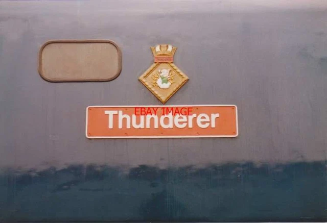 PHOTO NAMEPLATE Class 50 Loco 50 008 Thunderer £2.00 - PicClick UK
