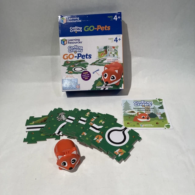 LEARNING RESOURCES CODING Critters Go-Pets Scrambles the Fox Complete ...