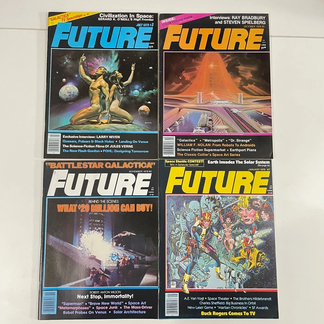 19 FUTURE MAGAZINES - Science Fiction Star Wars Trek Carl Sagan Future ...