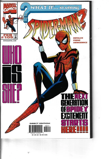 WHAT IF (SECOND Series) 105 1st Spider-Girl VF+ 1998 Glossy $324.99 ...