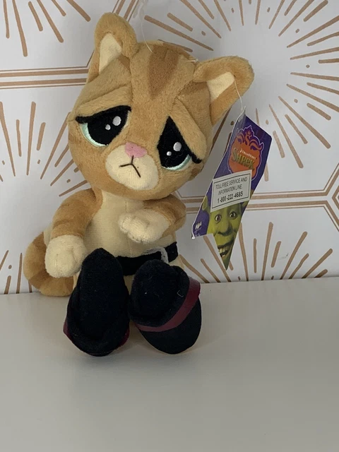 DREAMWORKS SHREK 6& Inch Puss in Boots Cat PLUSH Figure 2007 Missing ...