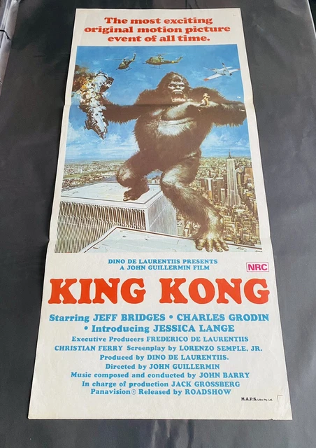 KING KONG 1973 original daybill movie poster RARE 🔥 EUR 101,93 ...