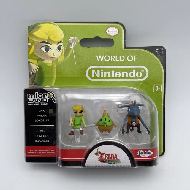 FIGURINES ZELDA THE Windwaker Micro Land World of Nintendo Link Dumoria ...