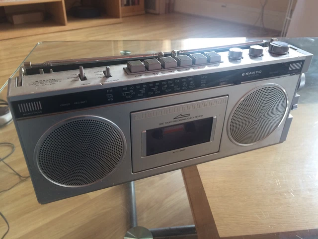 SANYO M7500 BOOMBOX Ghetto Blaster Cassette Radio £85.00 - PicClick UK