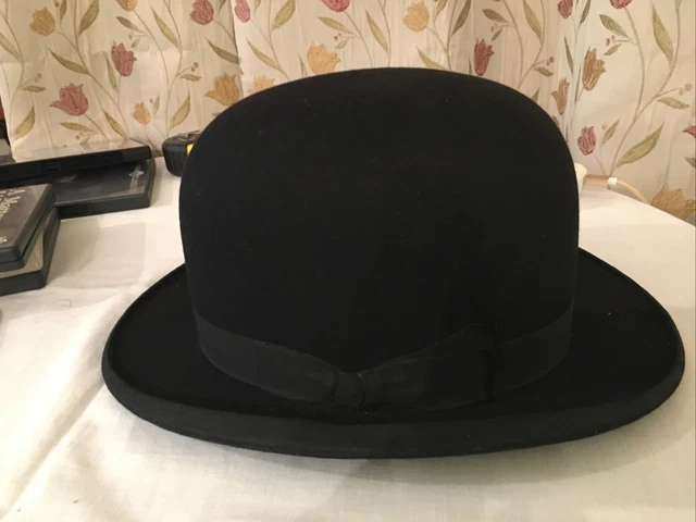 ORIGINAL VINTAGE BOWLER Hat - Excellent Condition £28.00 - PicClick UK